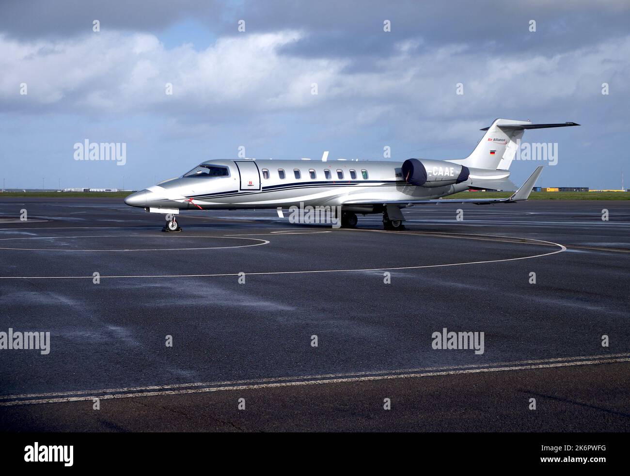 Newquay Cornwall UK 10 15 2022 RAF ST MAWGAN BOMBARDIER CHALLENGER 604 ...