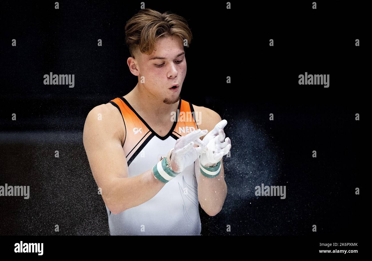 Rotterdam Jordi Hagenaar During The Second Qualifying Match For The