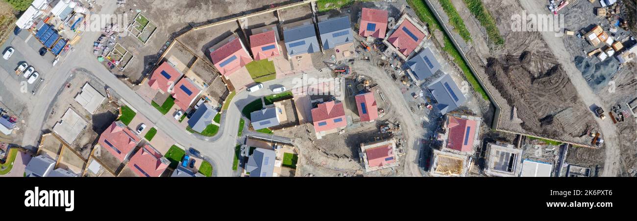 New housing development building houses for increased demand in rural ...