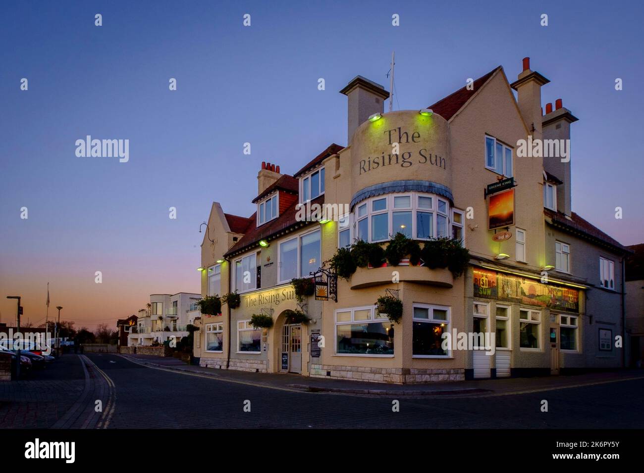 The Rising Sun Warsash Stock Photo - Alamy