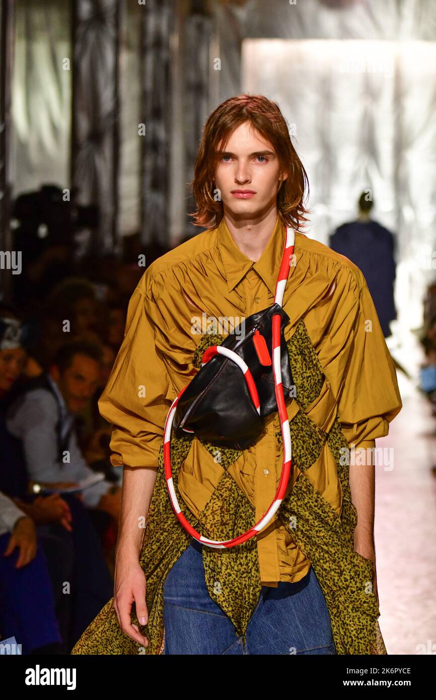 Hyeres, France. 14th Oct, 2022. Model walks the runway at the Fernando ...