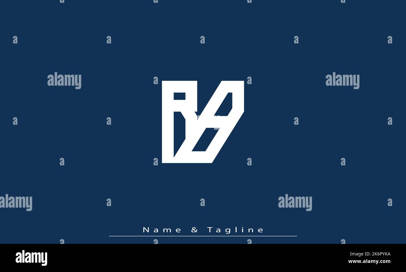 Rb letter logo vector hi-res stock photography and images - Alamy