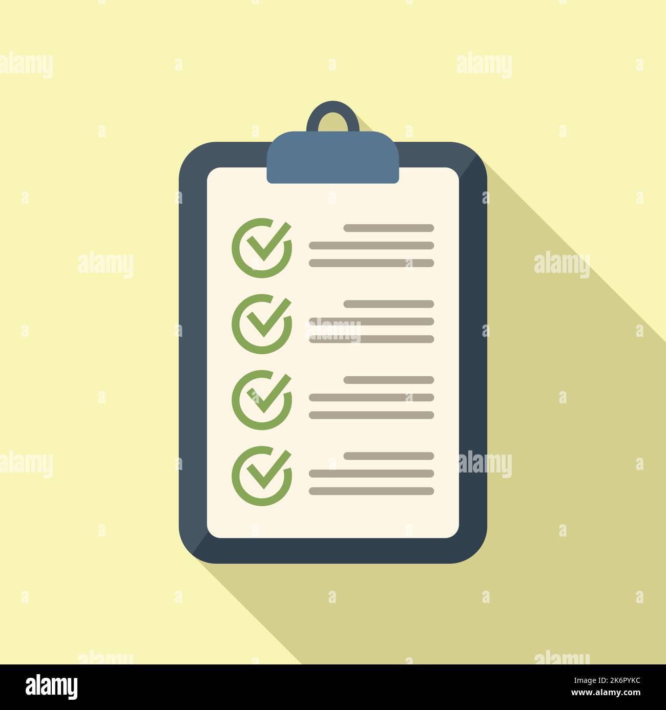 Job clipboard icon flat vector. Work time. Office hour Stock Vector ...