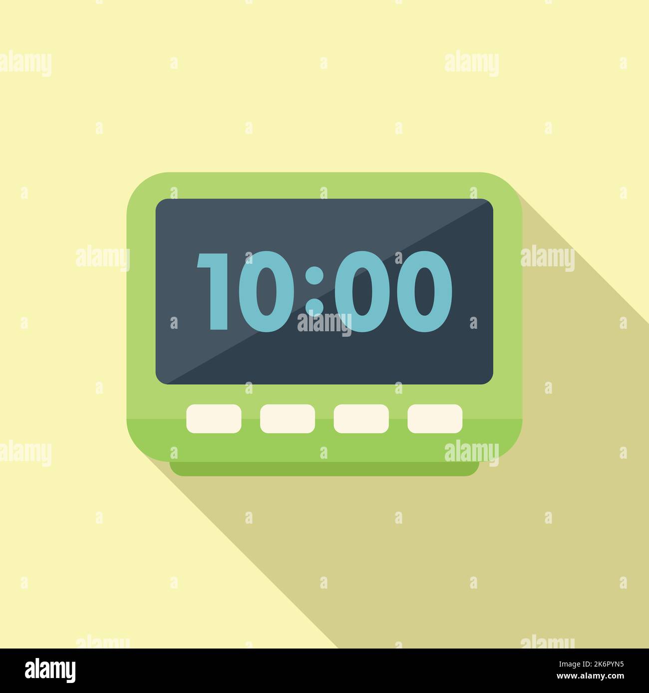 Happy businessman alarm clock Stock Vector Images - Alamy