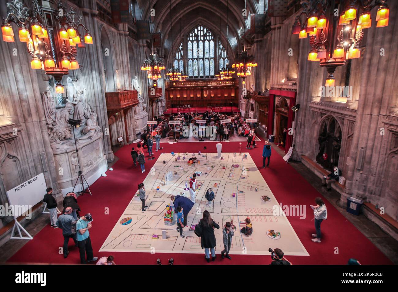 London UK 15 Oct 2022 Guildhall , Led by artists Abigail Conway and ...