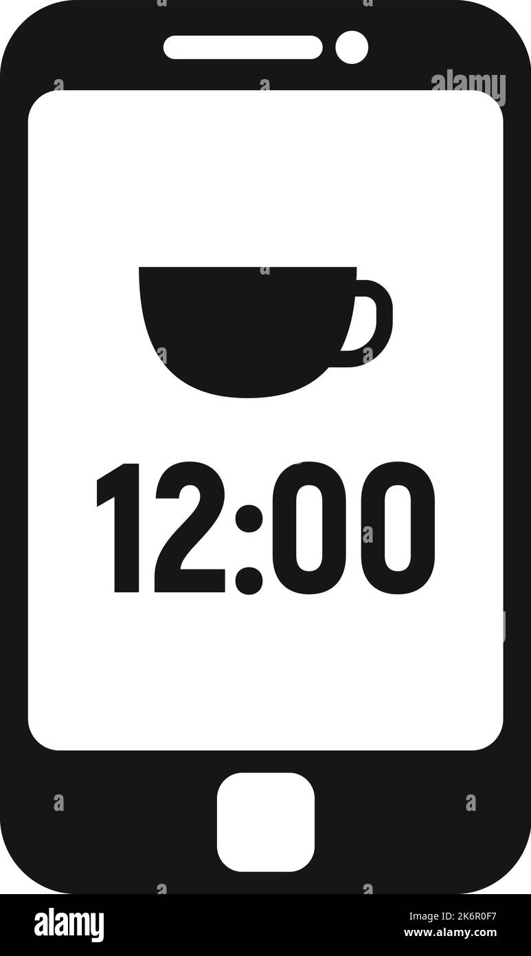 Work food time icon simple vector. Business office. Home balance Stock ...