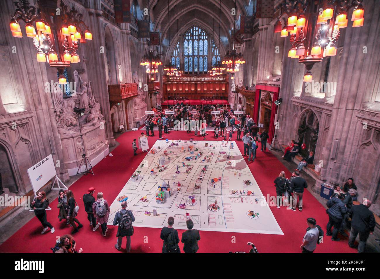 London UK 15 Oct 2022 Guildhall , Led by artists Abigail Conway and ...