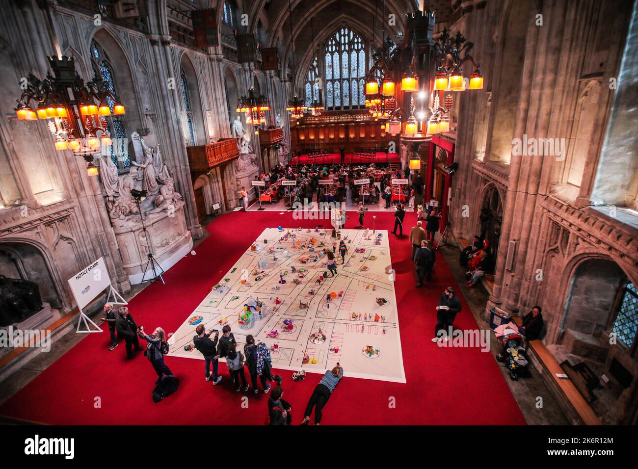 London UK 15 Oct 2022 Guildhall , Led by artists Abigail Conway and ...