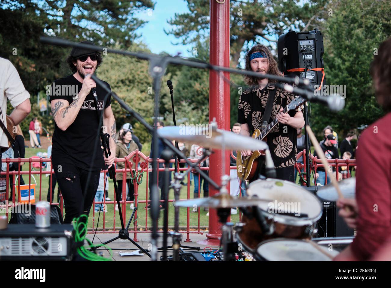 Damian Luke and the Sweet Beast live at the Saltaire Festival 2022 on ...