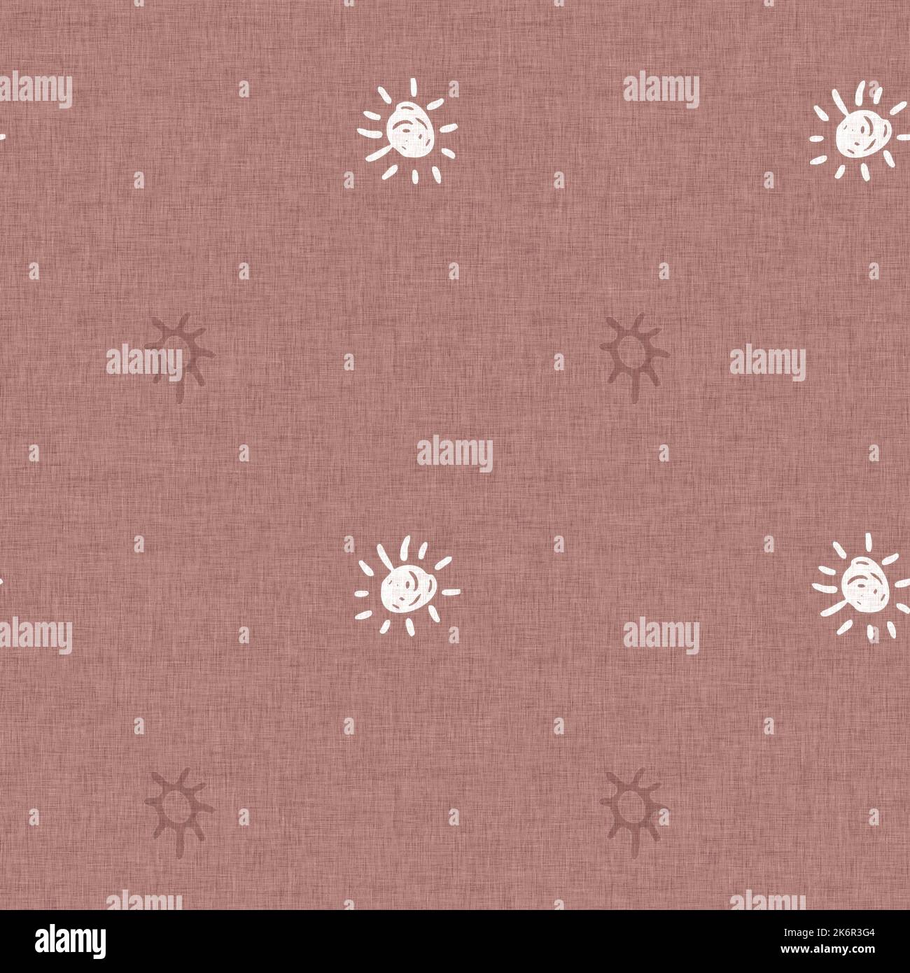 Calm newborn minimal sun seamless pattern. Gender neutral baby nursery ...