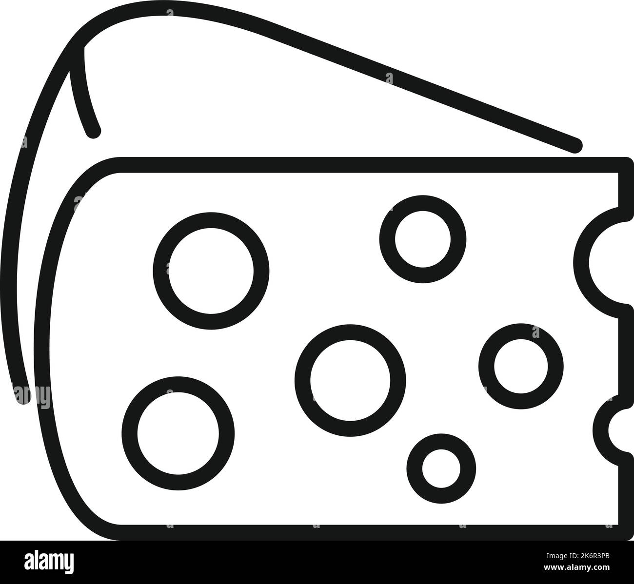Cheese icon outline vector. Milk factory. Butter process Stock Vector ...