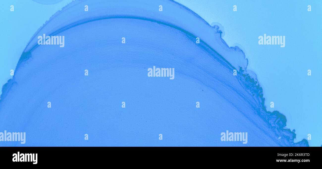 Blue Pastel Flow Liquid. Watercolour Wave Stock Photo - Alamy