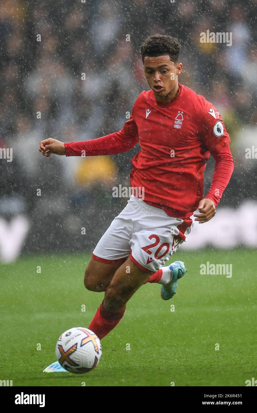 Brennan Johnson #20 of Nottingham Forest during the Premier League ...
