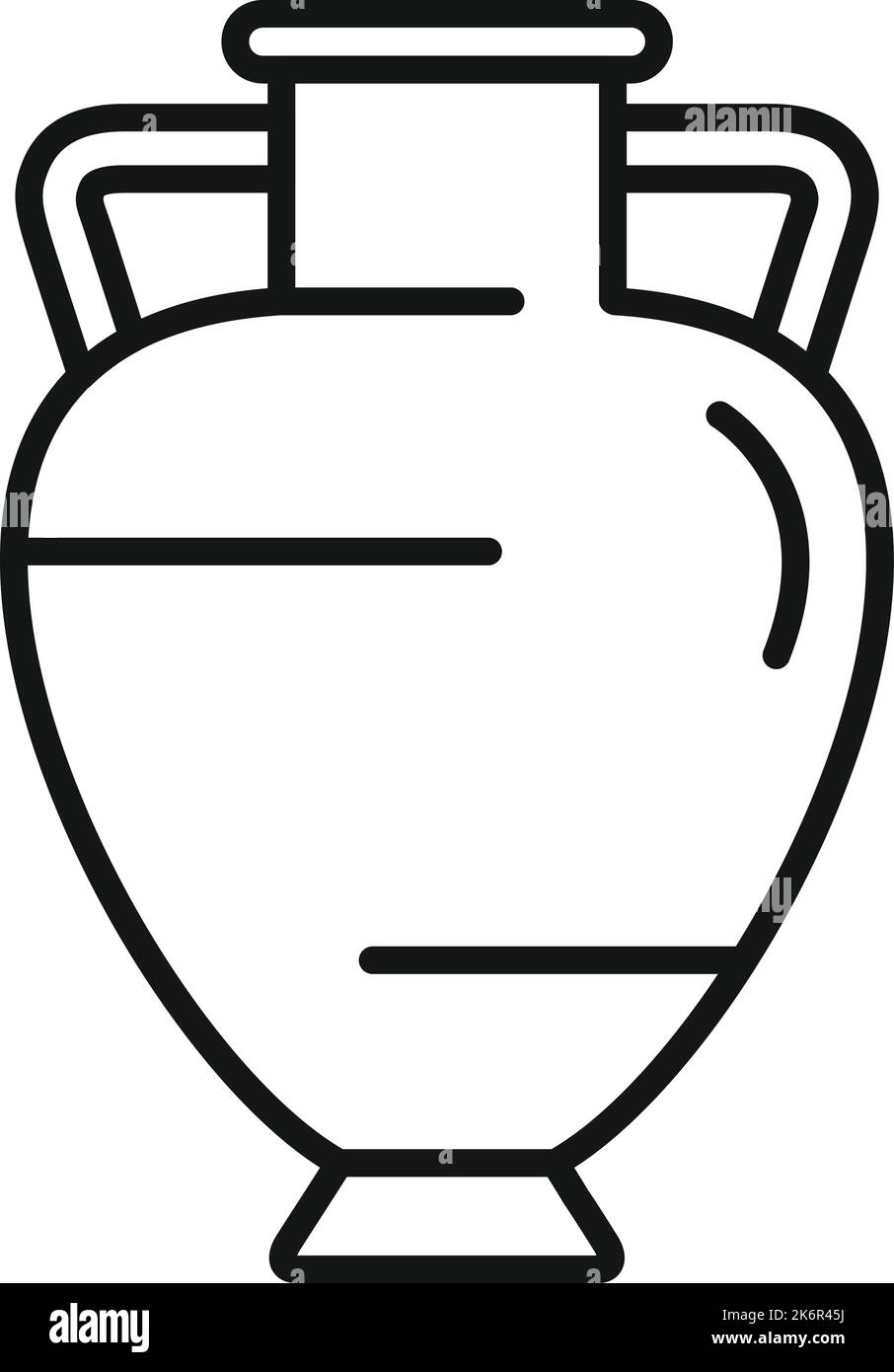 Pitcher icon outline vector. Vase pot. Ceramic vessel Stock Vector ...