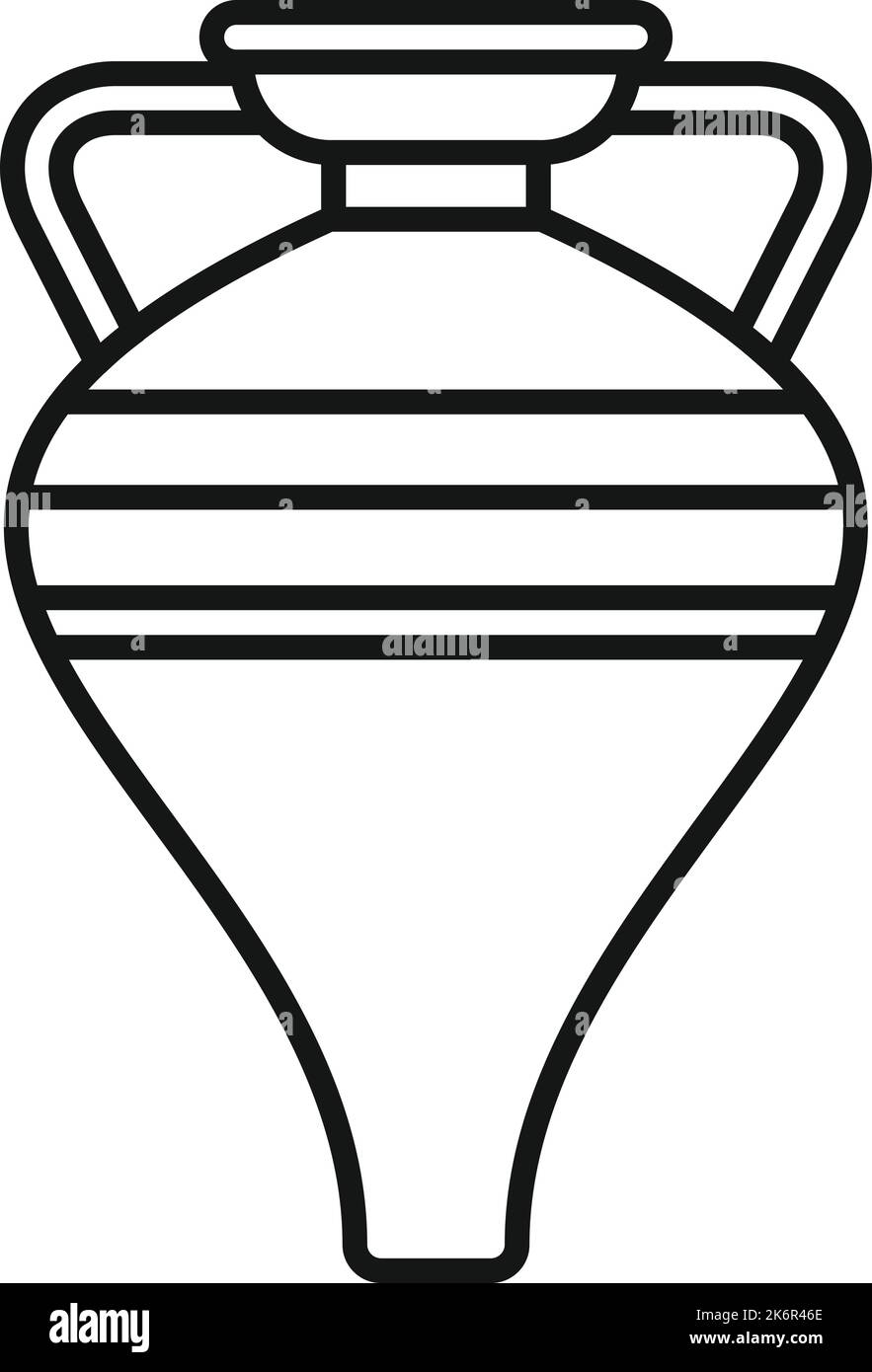 Amphora bottle icon outline Cut Out Stock Images & Pictures - Alamy