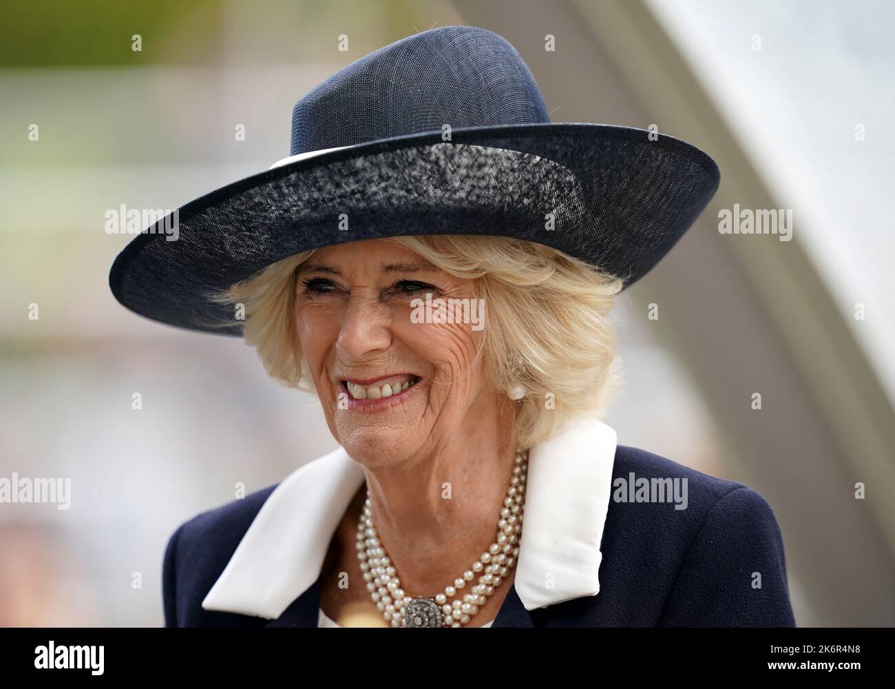 The Queen Consort during the QIPCO British Champions Day at Ascot ...