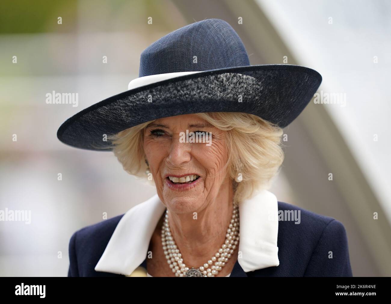 The Queen Consort during the QIPCO British Champions Day at Ascot ...