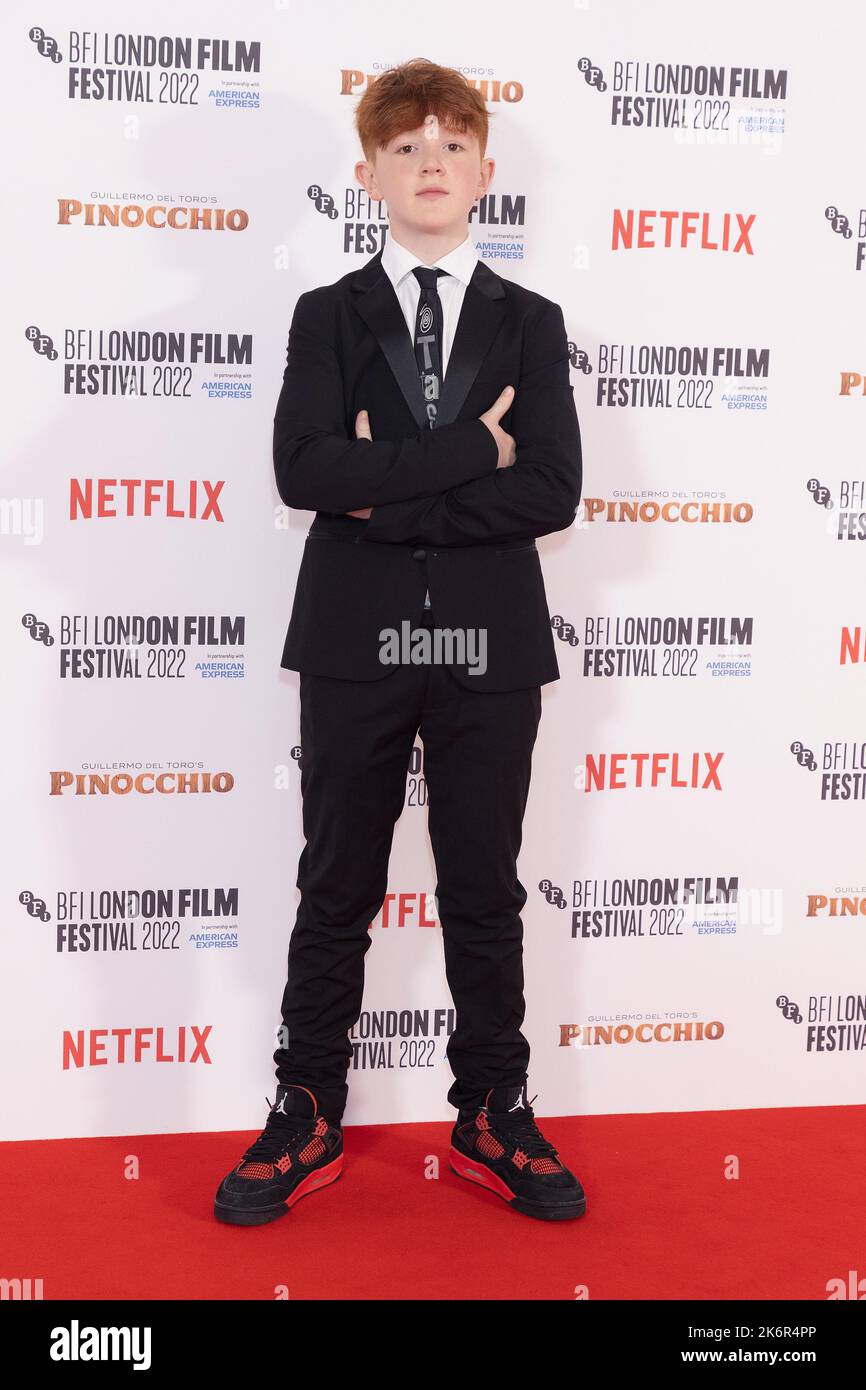 Gregory Mann attending the world premiere of Guillermo del Toro's ...