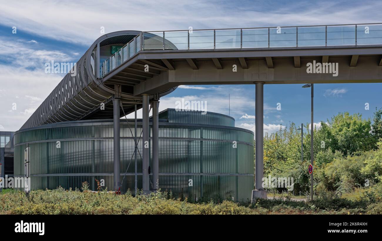The former Expo 2000 train station, today the south entrance of the ...