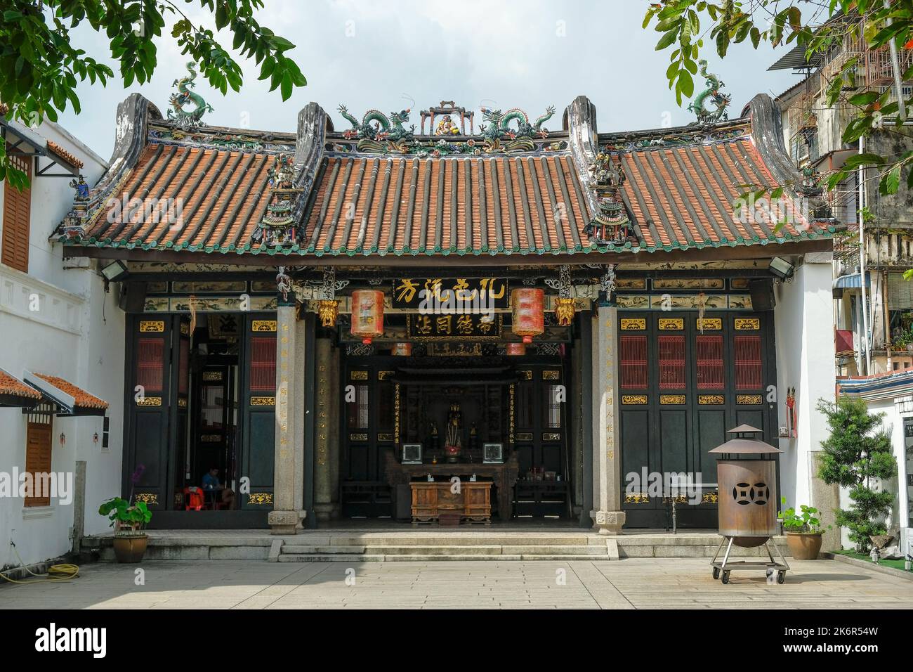 George Town, Malaysia - October 2022: Tokong Han Jiang, the Han Jiang ...
