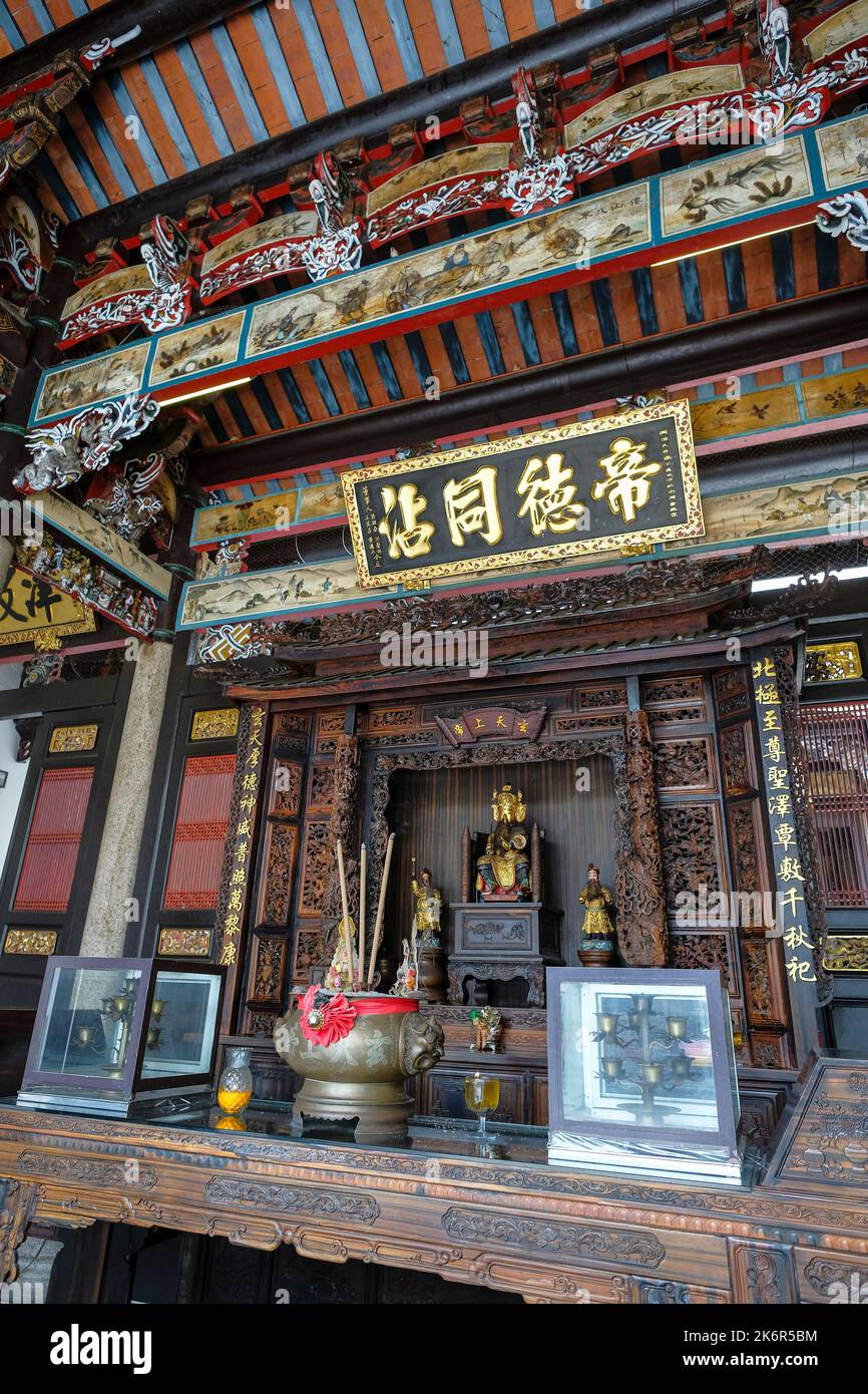 George Town, Malaysia - October 2022: Tokong Han Jiang, the Han Jiang ...