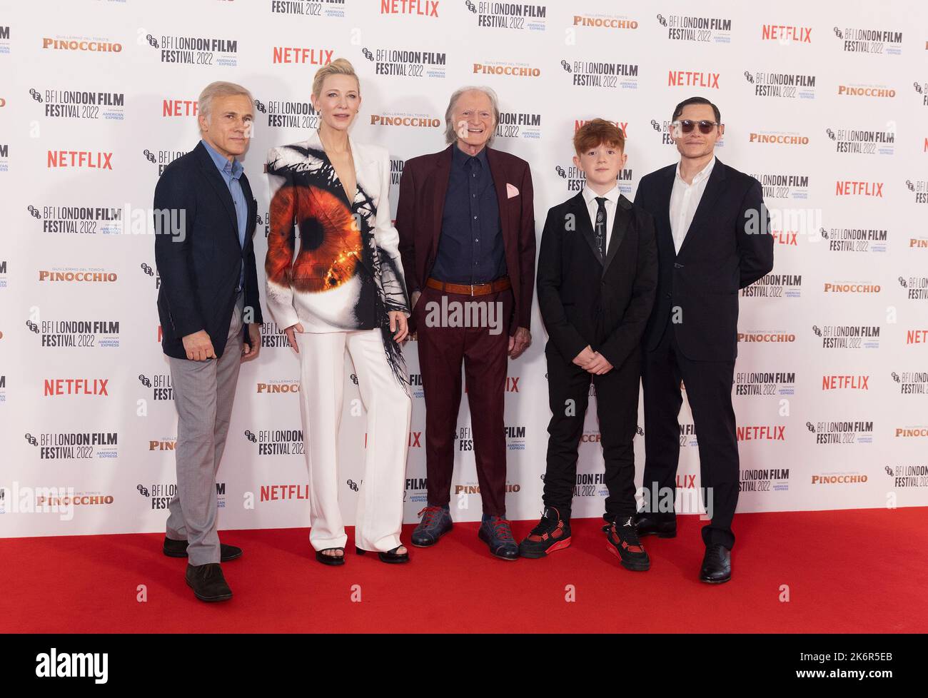 (left to right) Christopher Waltz, Cate Blanchett, David Bradley ...