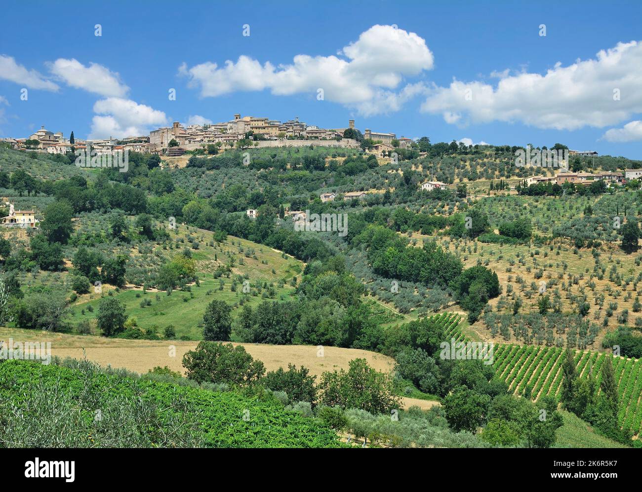 medieval Village of Montefalco,Umbria,Italy Stock Photo - Alamy