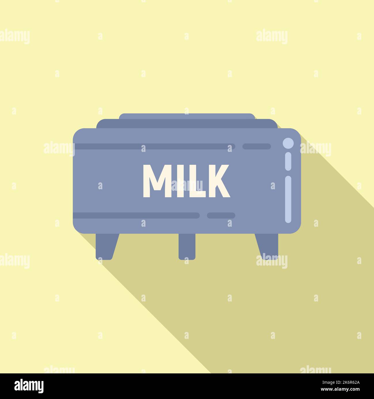 Dairy farm milk storage tank Stock Vector Images - Alamy