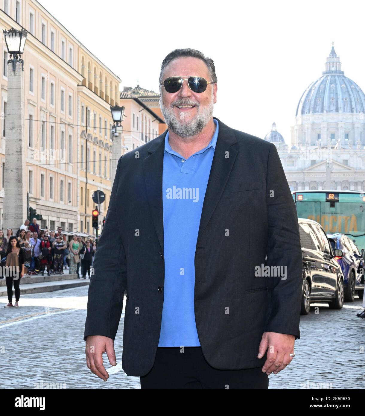 October 15, 2022, Rome: New Zealander actor and filmmaker, Russell ...