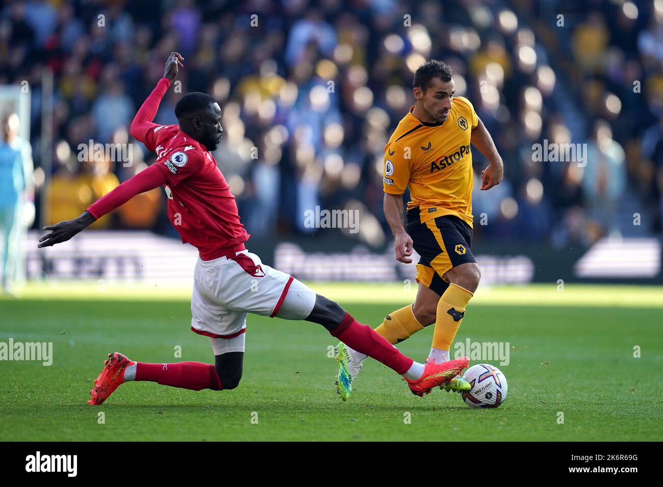 Nottingham Forest's Cheikhou Kouyate fouls Wolverhampton Wanderers ...