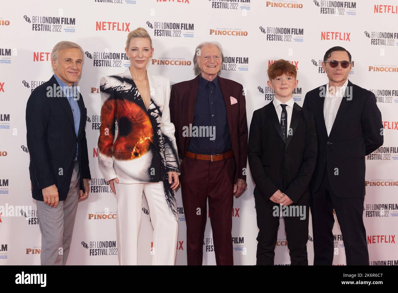 (left to right) Christopher Waltz, Cate Blanchett, David Bradley ...
