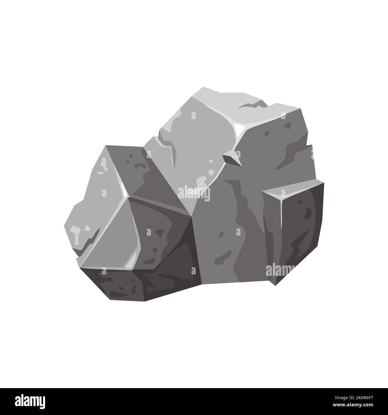 Stone solid natural building material . Landscape element. Coal black ...