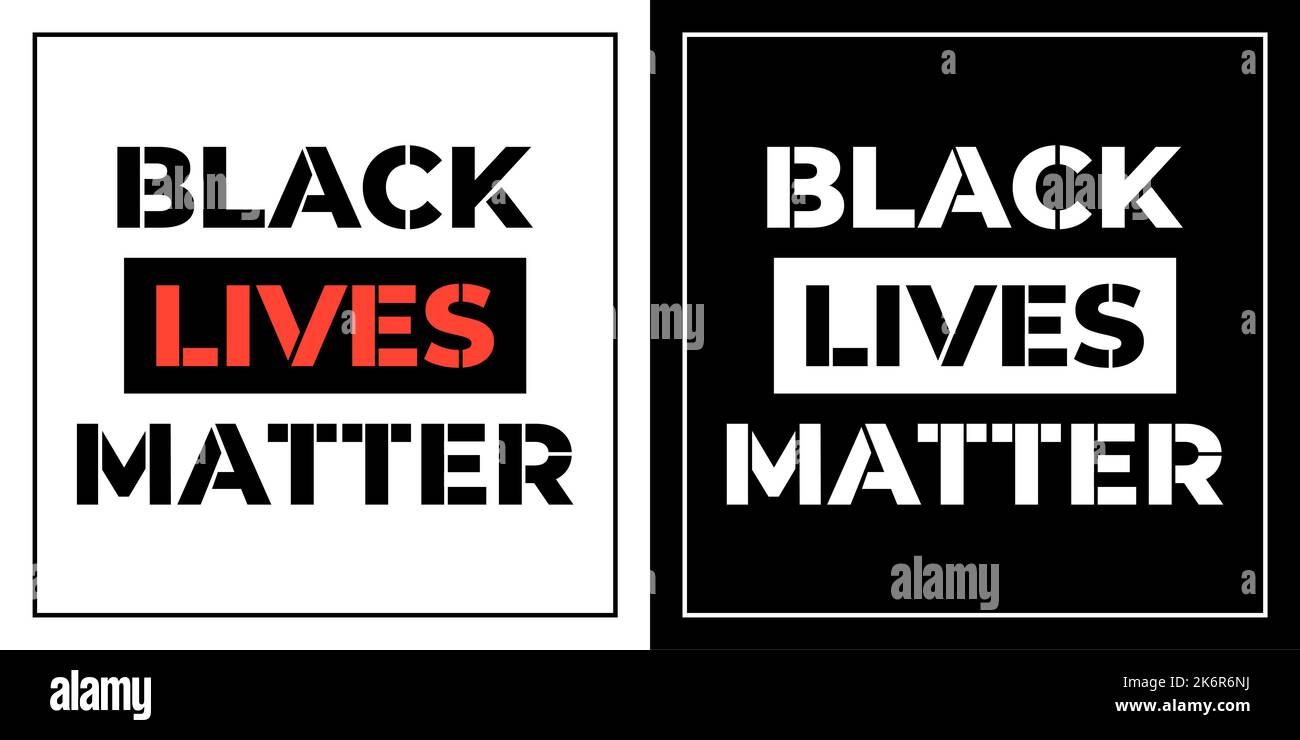 Black lives matter writing on black and white background. Black power ...