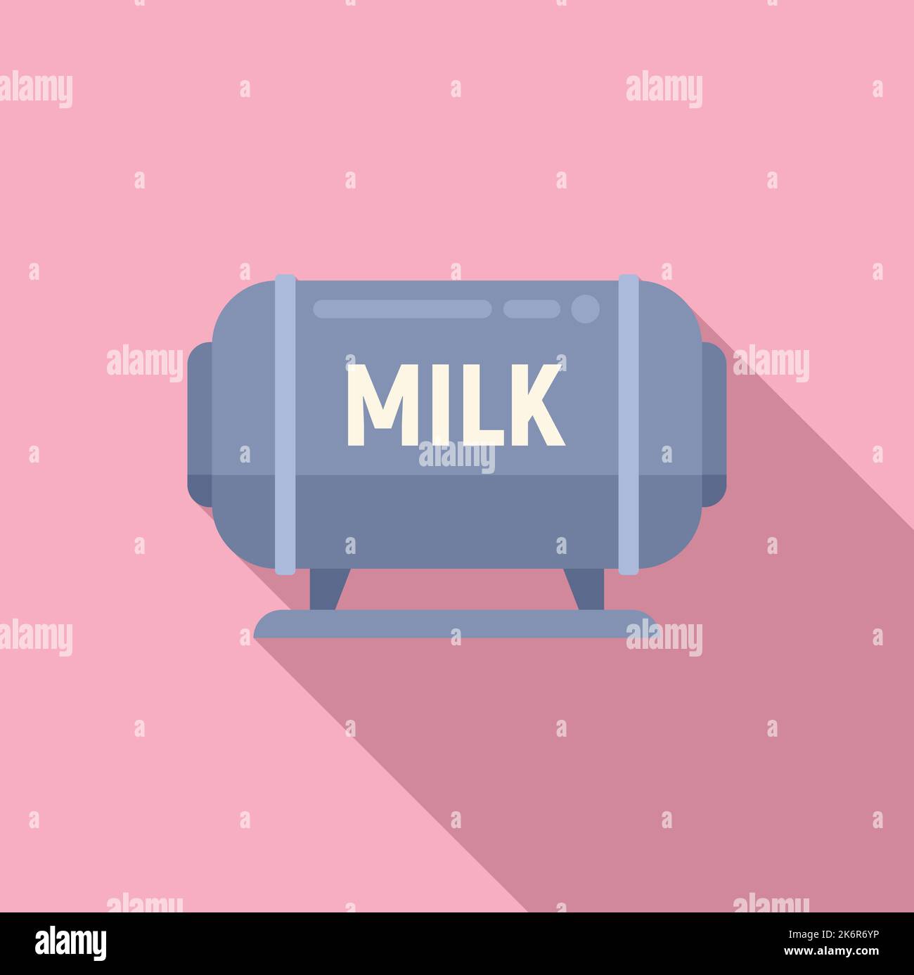 Dairy farm milk storage tank Stock Vector Images - Alamy