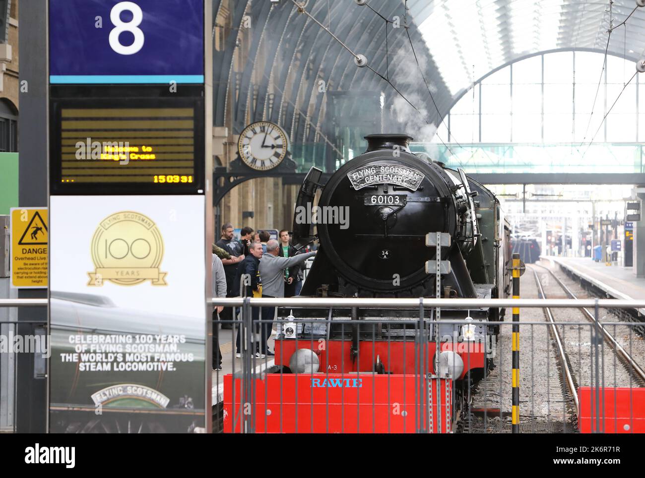 London, UK, 15th October 2022. To mark both the 170th anniversary of Kings Cross station and the ...
