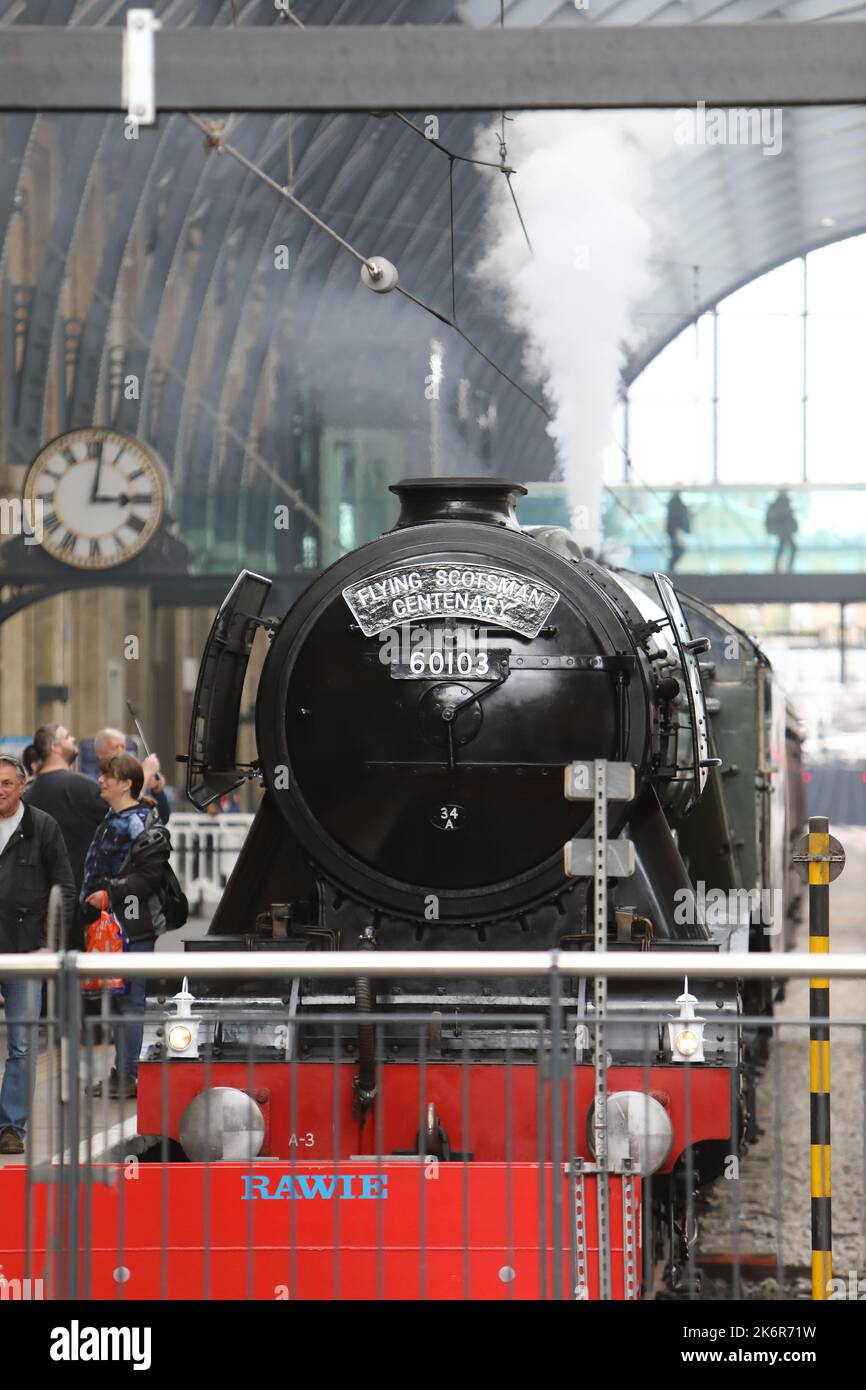 London, UK, 15th October 2022. To mark both the 170th anniversary of Kings Cross station and the ...