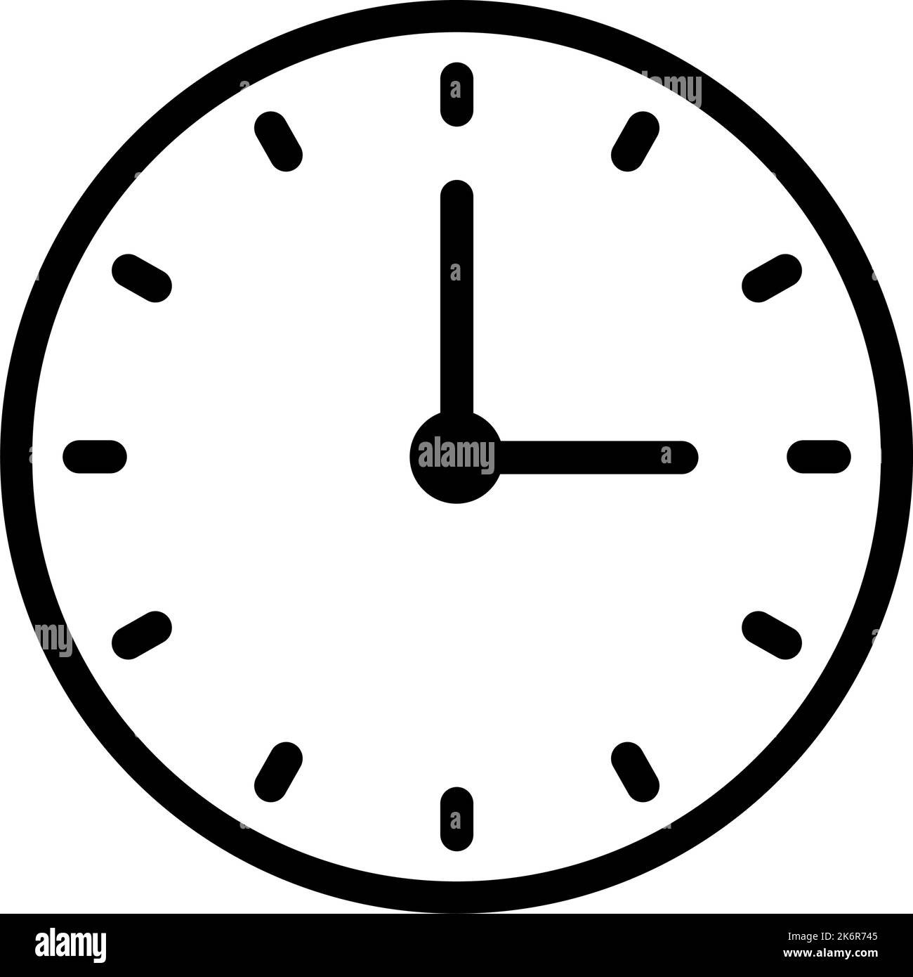 Round clock, white transparent clock face circle arrow icon - Vector ...