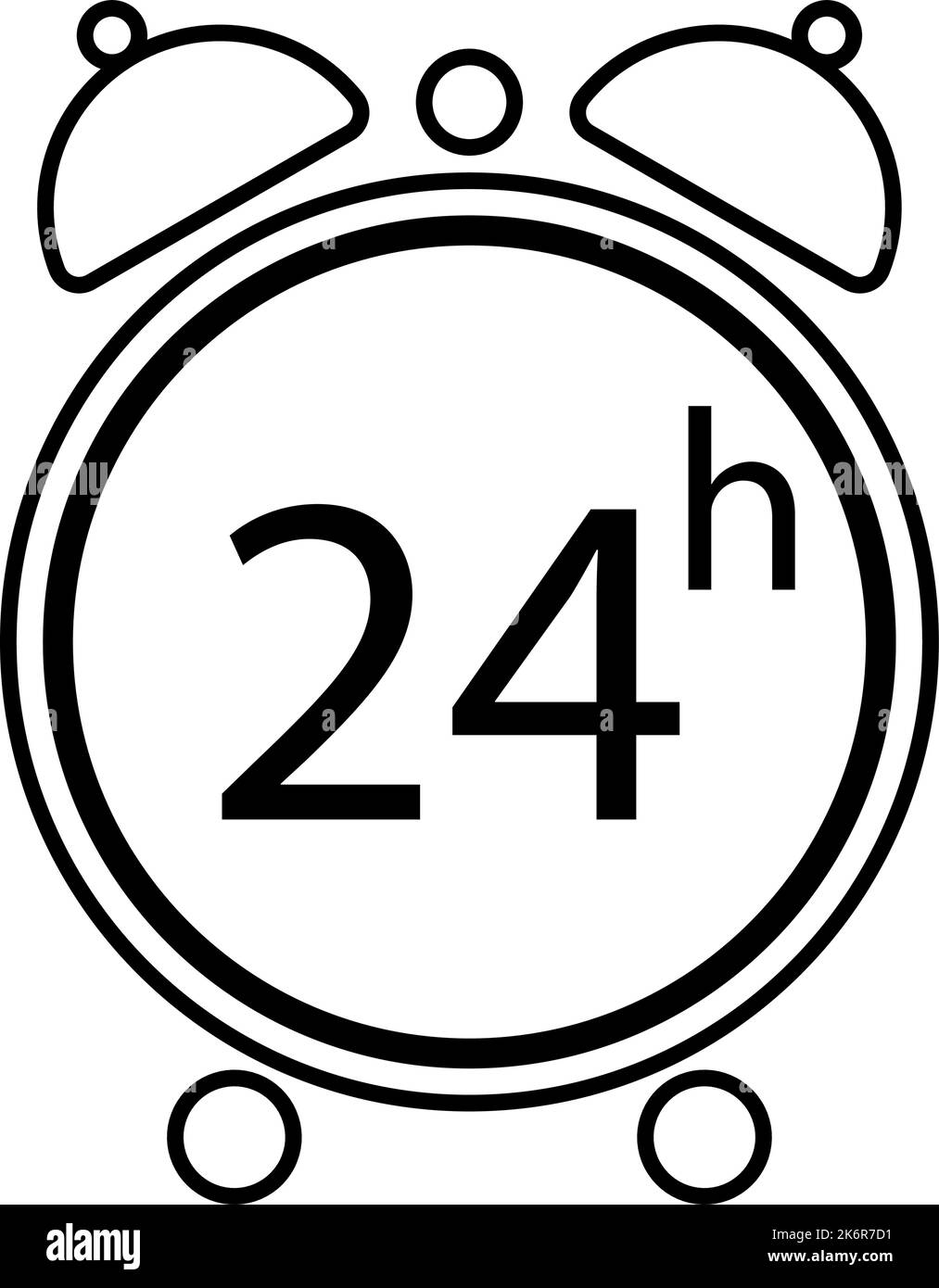 Round alarm clock, white transparent dial arrow icon round icon 24 ...