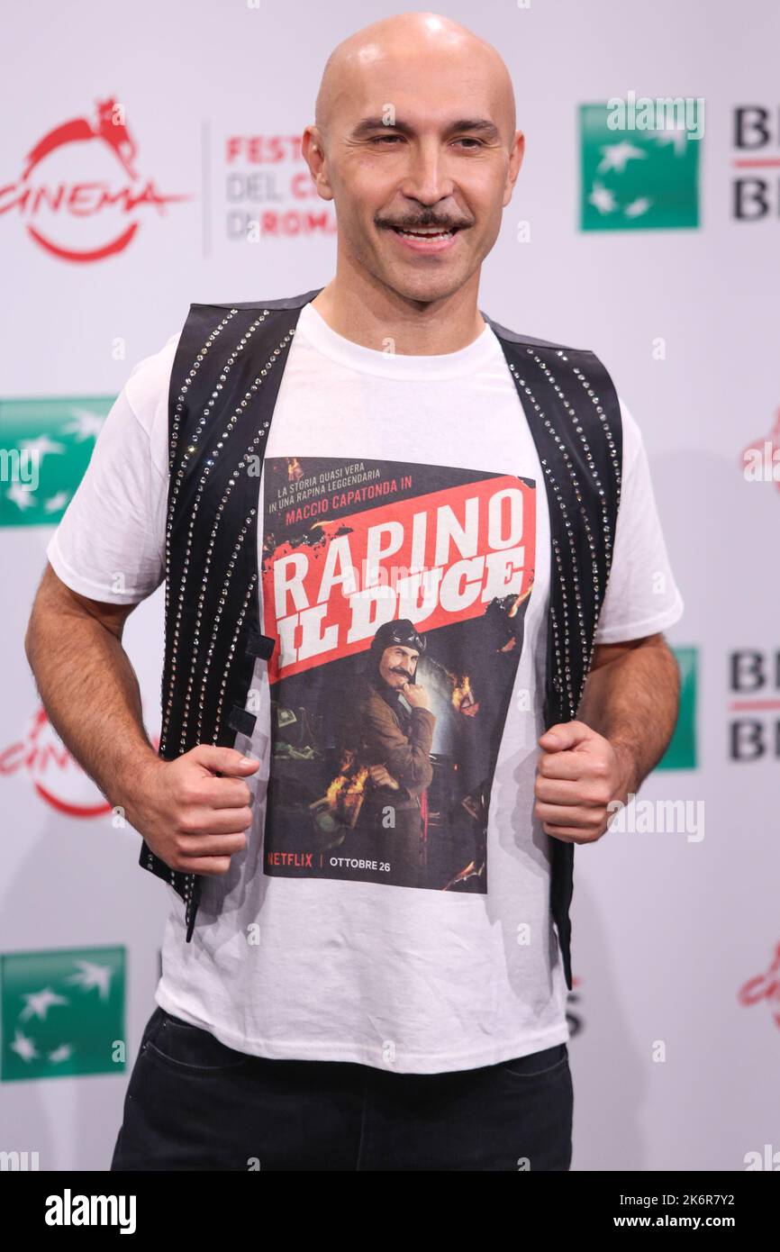 Rome, Italy. 15th Oct, 2022. Marcello Macchia alias Maccio Capatonda ...