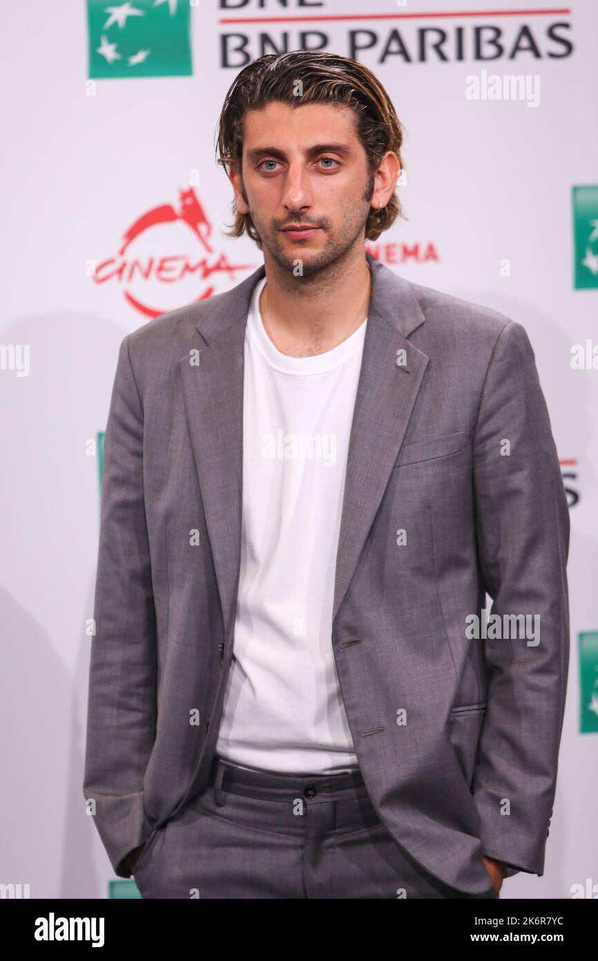 Rome, Italy. 15th Oct, 2022. Pietro Castellitto attends the red carpet ...