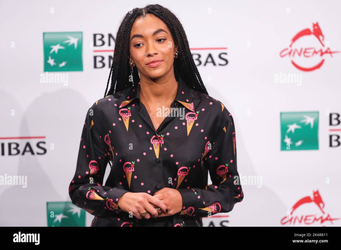 Rome, Italy. 15th Oct, 2022. Coco Rebecca Edogamhe attends the red ...