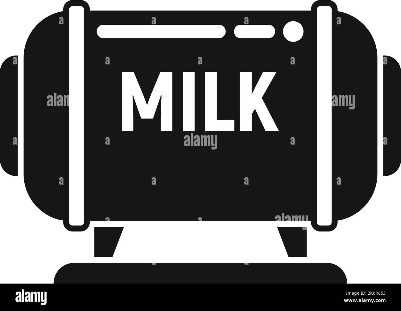 Milk tank icon simple vector. Food production. Dairy process Stock ...
