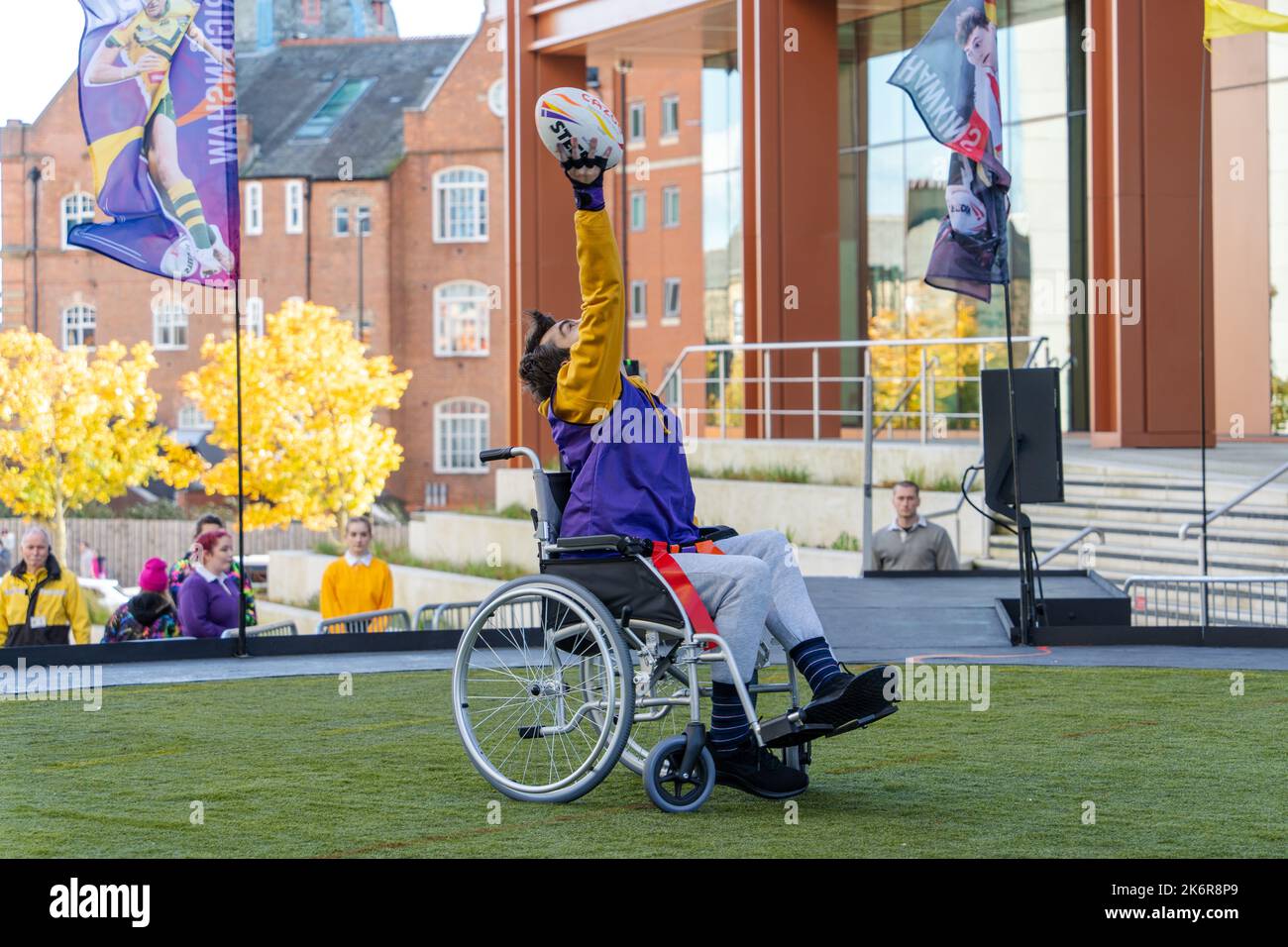 Newcastle upon Tyne, UK. 15th October 2022. This Is Us! Pre-match ...