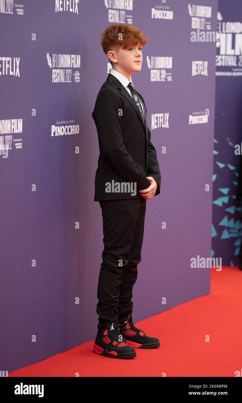 Gregory Mann attending the world premiere of Guillermo del Toro's ...