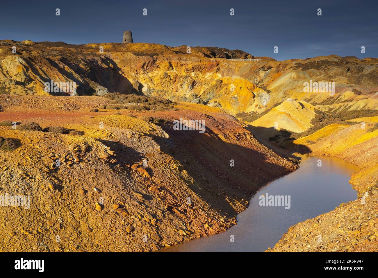 Great Opencast Mine, Pary`s Mountain, Amlwch, Anglesey, North Wales ...