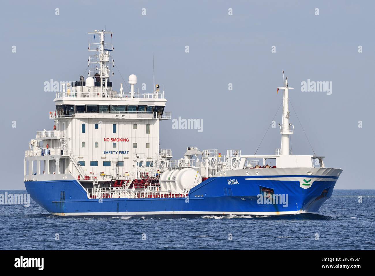 Chemical / Oil Products Tanker DONIA at the Kiel Fjord Stock Photo - Alamy