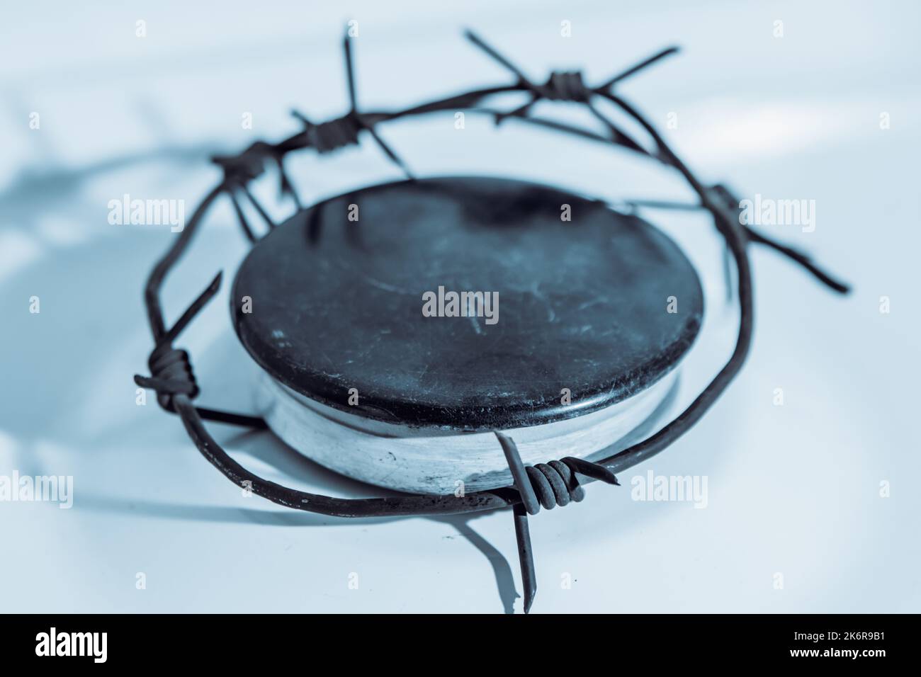 Restrictions causing shortages in gas supplies, burners Gas stove with ...