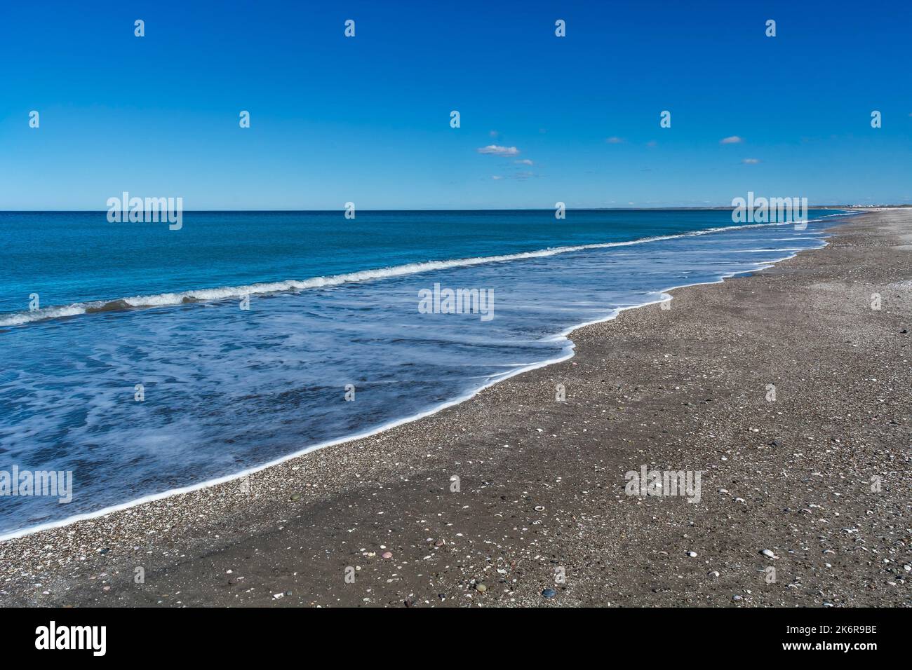 Caleta Valdes landescape, Peninsula Valdes chubut province Patagonia ...