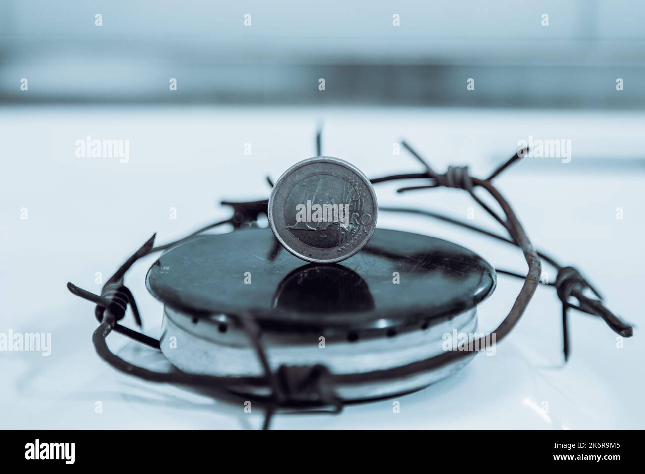 Restrictions causing shortages in gas supplies, burners Gas stove with ...