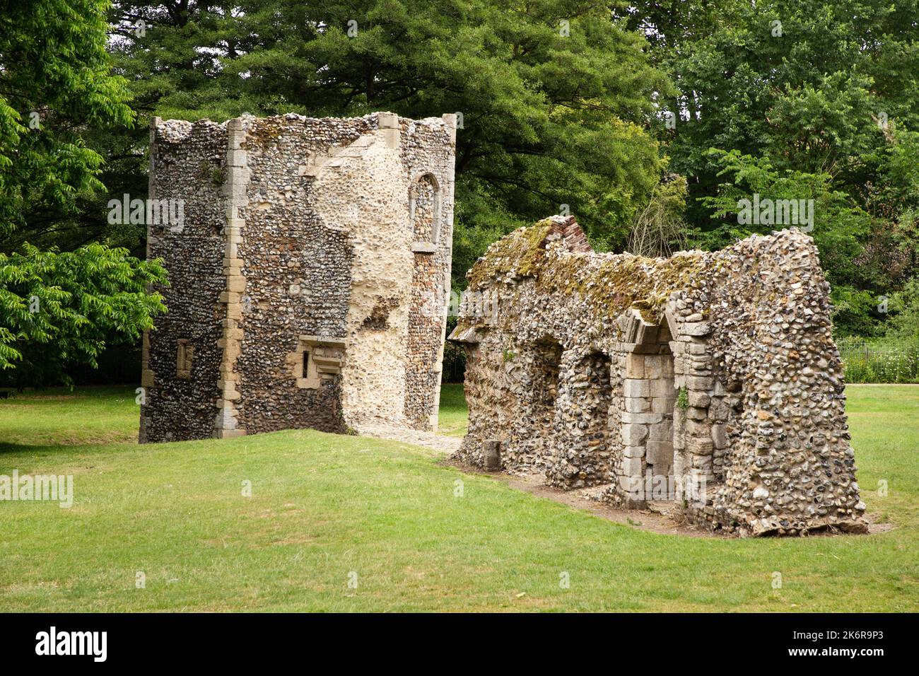 The Abbey Ruins in bury st edmunds park grounds was once one of the ...